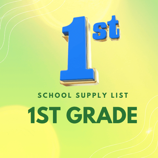 Every School Supply List from Preschool to High School Printable ...